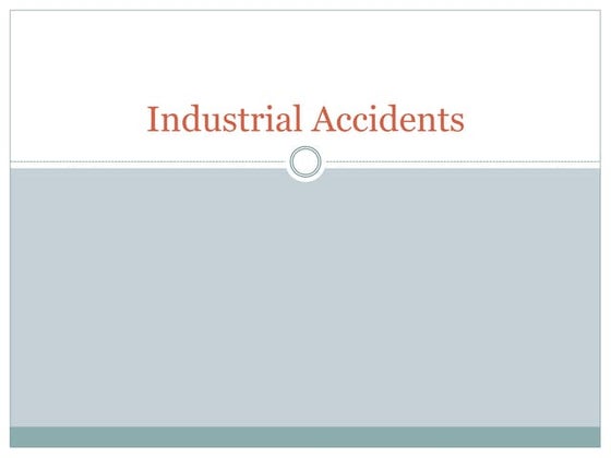 Theories of accident causation | PPT