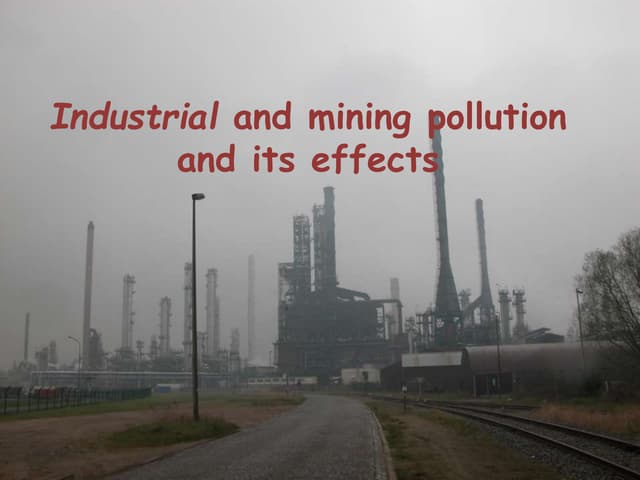 Impacts of mining on environment | PPTX