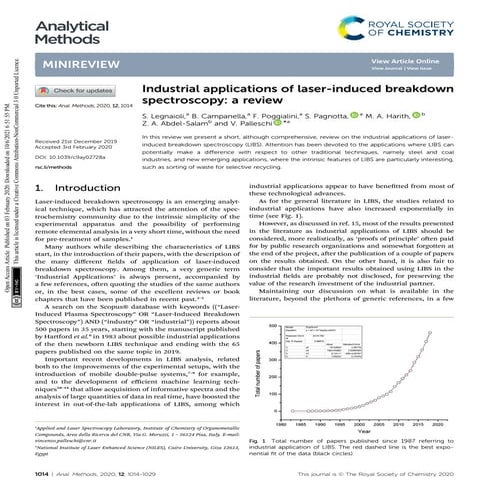 Portable LIBS Spectrometer LIS-02: High-Precision On-Site Metal ...