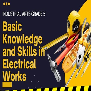 Lesson 6 conducting simple electrical gadgets | PPTX