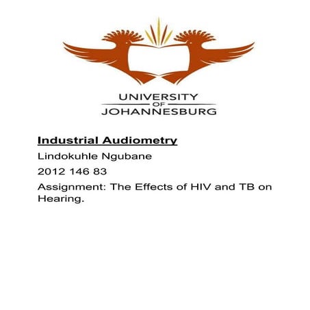 Industrial audiometry | DOCX