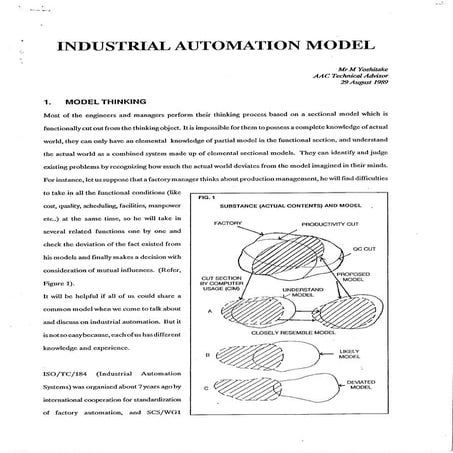 Industrial Automation Model | PDF