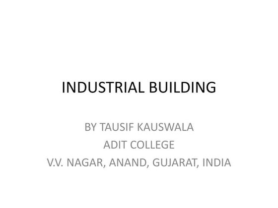 Classification of Buildings as per National Building Code of India (NBC ...