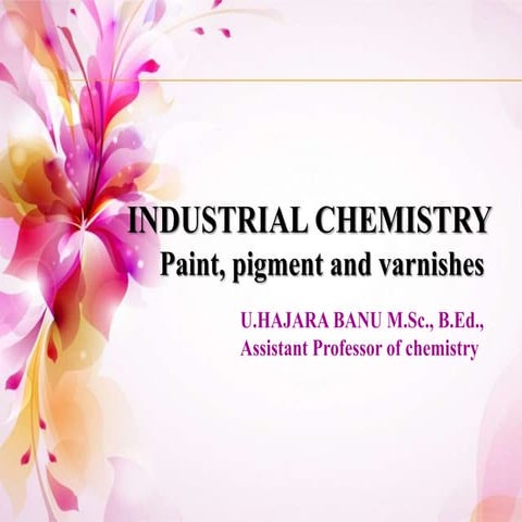 Paint Manufacturing Process | PPTX