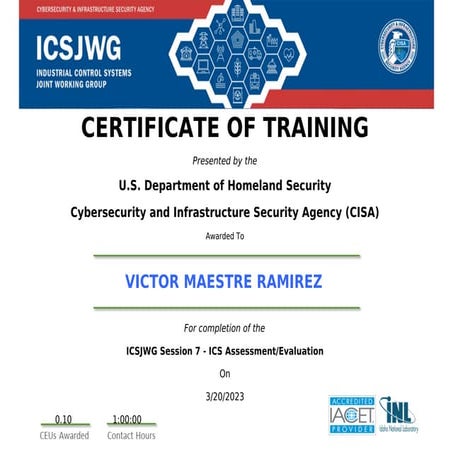 Industrial Control Systems (ICS) Assessment/Evaluation | PDF