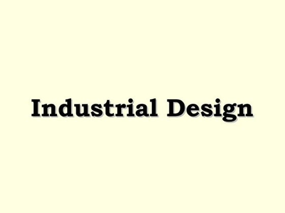 Industrial Design | PPTX