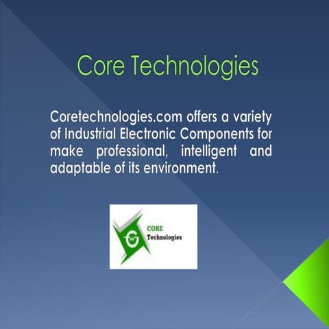 Industrial electronic components | PPT