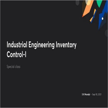 Industrial engineering inventory_control_i_with_anno | PPT