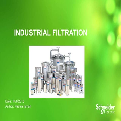 Industrial filtration | PPTX