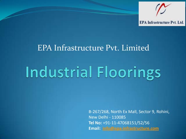 Vacuum dewatered flooring | PPT