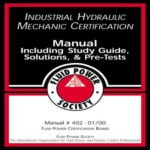 Industrial hydraulic mechanic certification | PDF