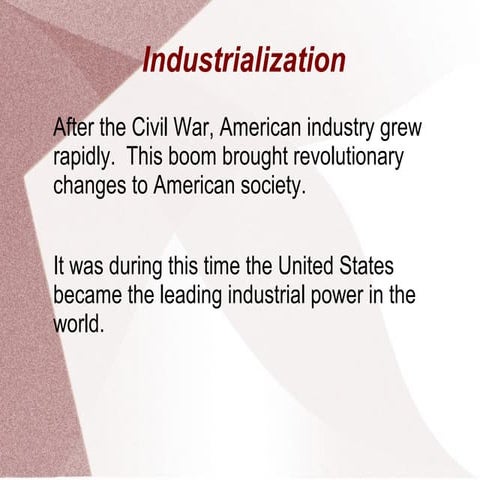 Industrialism | PPT