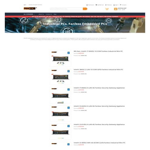 Industrial PCs, Fanless Embedded PCs Picopc | PDF