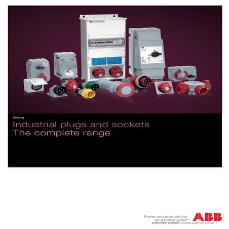 ABB Industrial Plugs & Sockets - The Complete Range - Critical & Safe ...