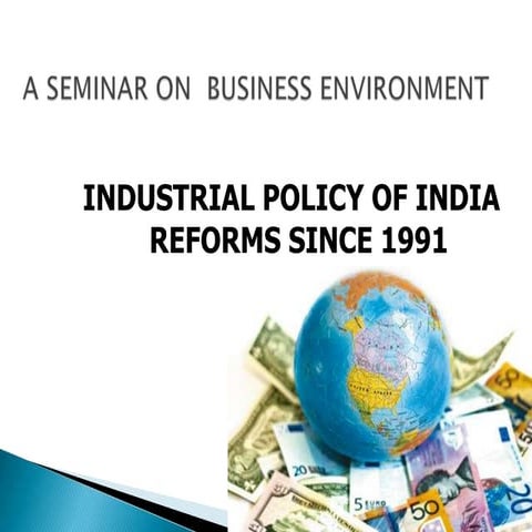 Economic reforms 1991 | PPTX