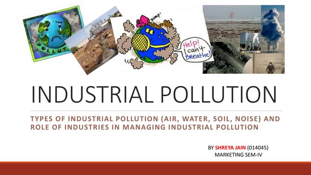 Industrial pollution. | PPT