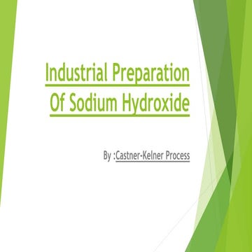 Industrial Preparation Of Sodium Hydroxide.pptx
