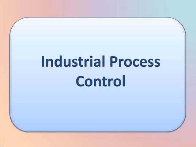 Chapter 1 basic components of control system | PPTX