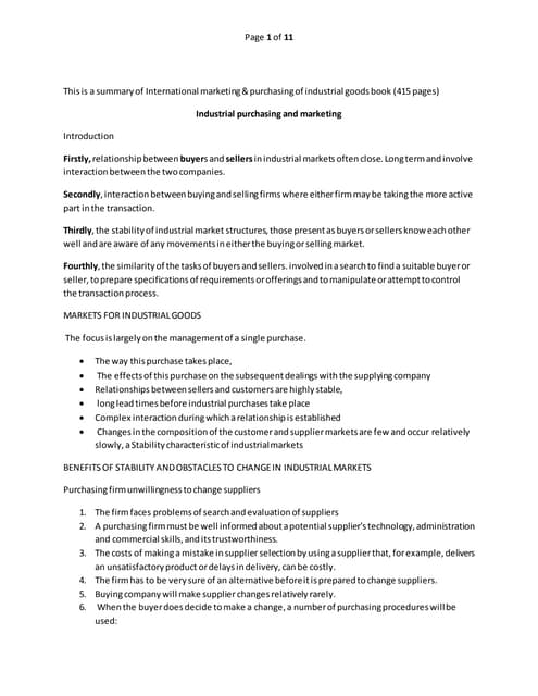 The Industrial Marketing and Purchasing IMP Model | PPT