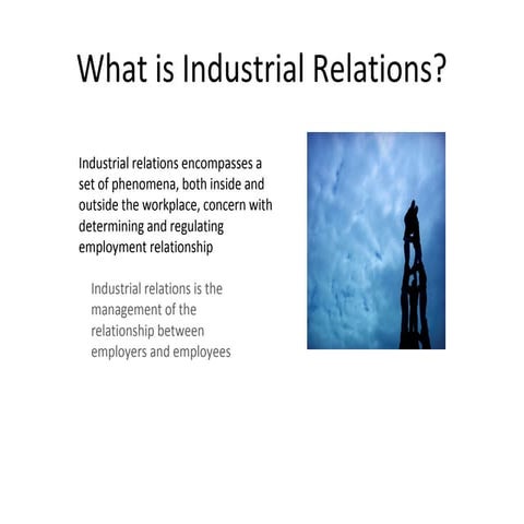 Industrial relations | PPT