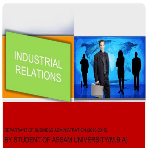 Industrial relations | PPTX