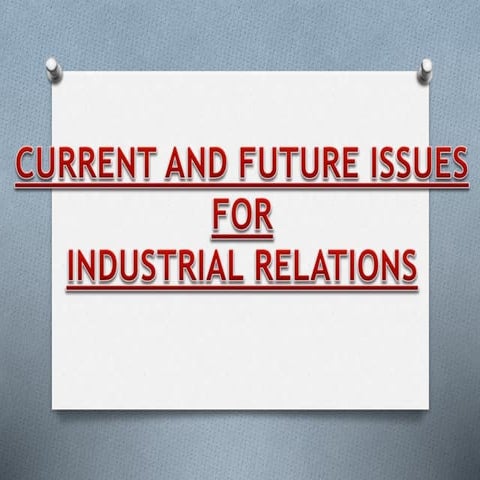 Industrial relations | PPT