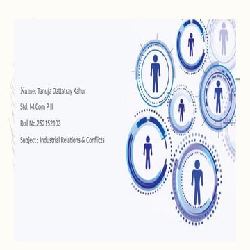 Industrial relations- Meaning,Objectives,Causes and Suggestions to ...