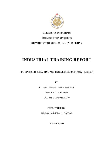 Industrial Visit Report | PDF