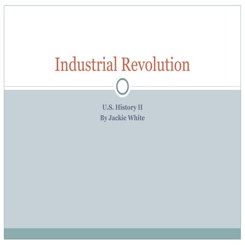 Industrial revolution | PPT