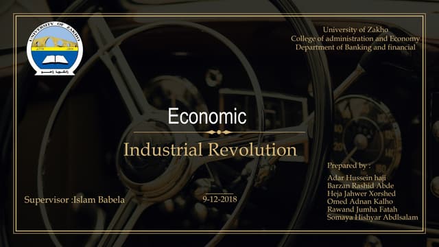 Industrial Revolution presentation slide | PPTX