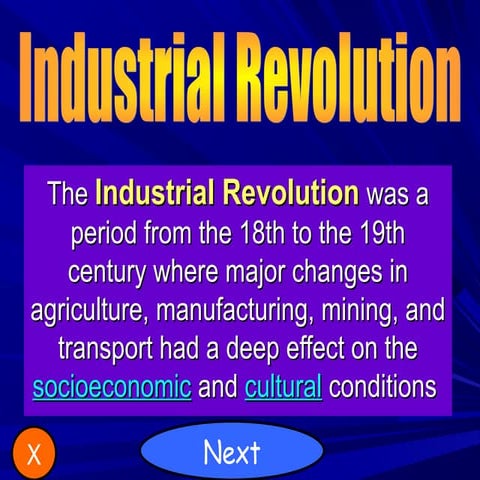 Industrial Revolution 2011 History Slides | PPT