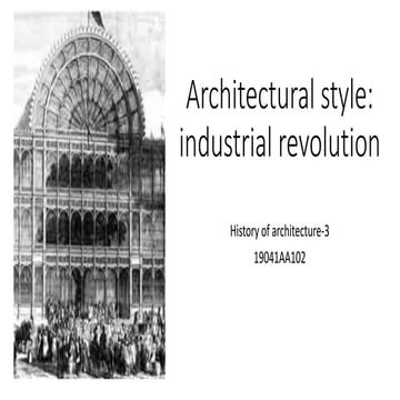 American Industrial Revolution Architecture Cities Of The