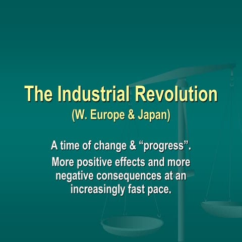Industrial revolution changes | PPTX