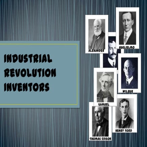 Industrial revolution inventors by Amna 10A | PPTX