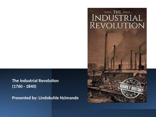Industrial Revolution presentation slide | PPTX