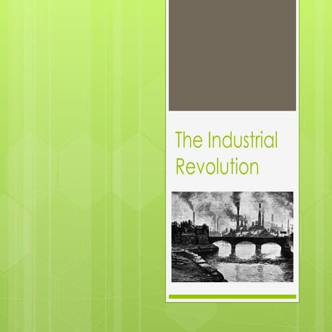 Industrial Revolution Overview and Revision Questions | PPTX