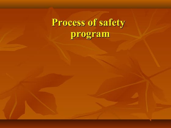 Importance of industrial safety | PPT