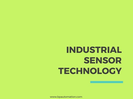 Sensor technology | PPT