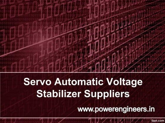 Ppt of servomotor | PPTX