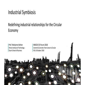 Industrial Symbiosis - Redefining Industrial Relationships for the ...
