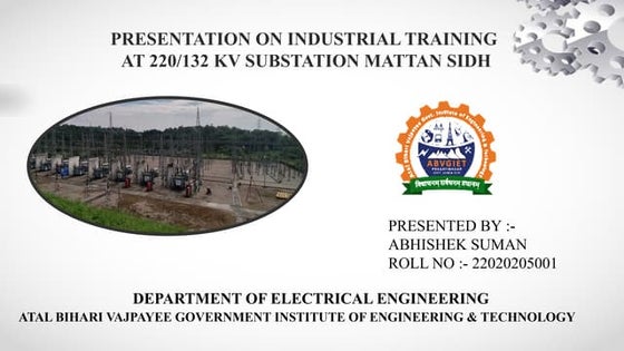 Presentation on substations | PPTX