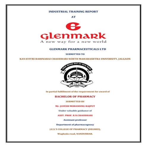 Industrial training report by jayesh | PDF