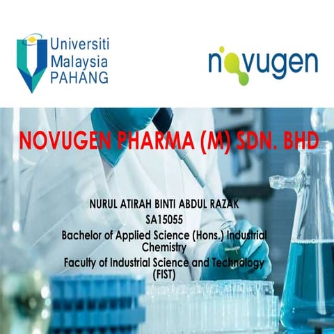 Industrial training report presentation | PPT