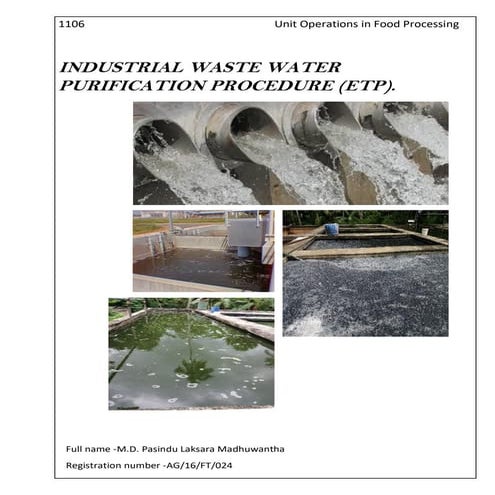 ETP- Effluent Treatment Plant | PPTX