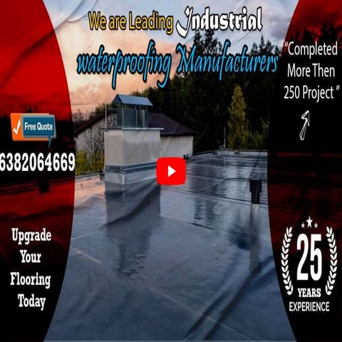 Industrial waterproofing Manufacturers,Chennai,Kanchipuram.pptx