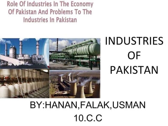 Industries in pakistan | PPT