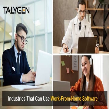 Industries That Can Use Work-From-Home Software.pptx
