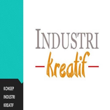 industri_kreatif dan manfaatnya, serta cara mengembangkannya.ppt