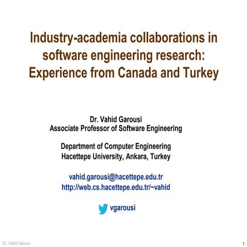 Industry-academia collaborations in software engineering research ...