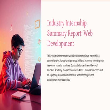 Industry-Internship-Summary-Report-Web-Development.pptx.pdf